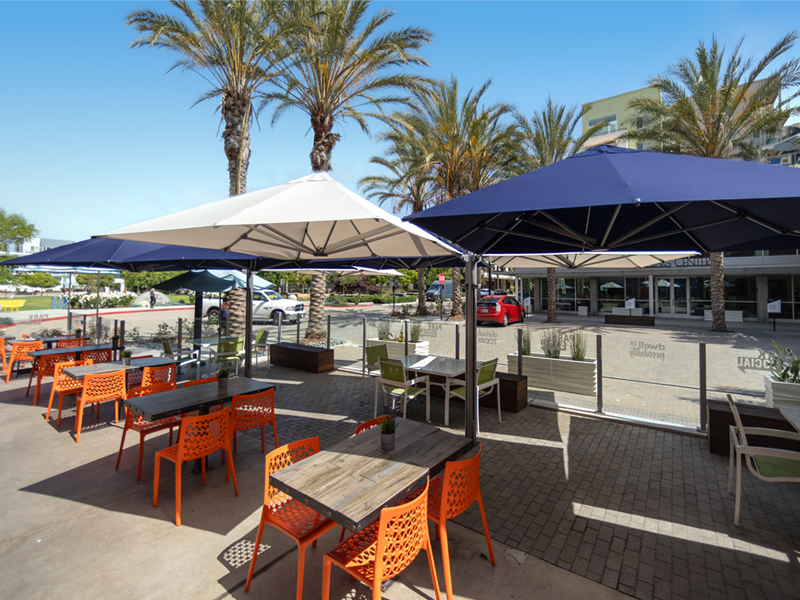 Social Shade - Patio Umbrellas for Outdoor Bar - Shadowspec Umbrellas